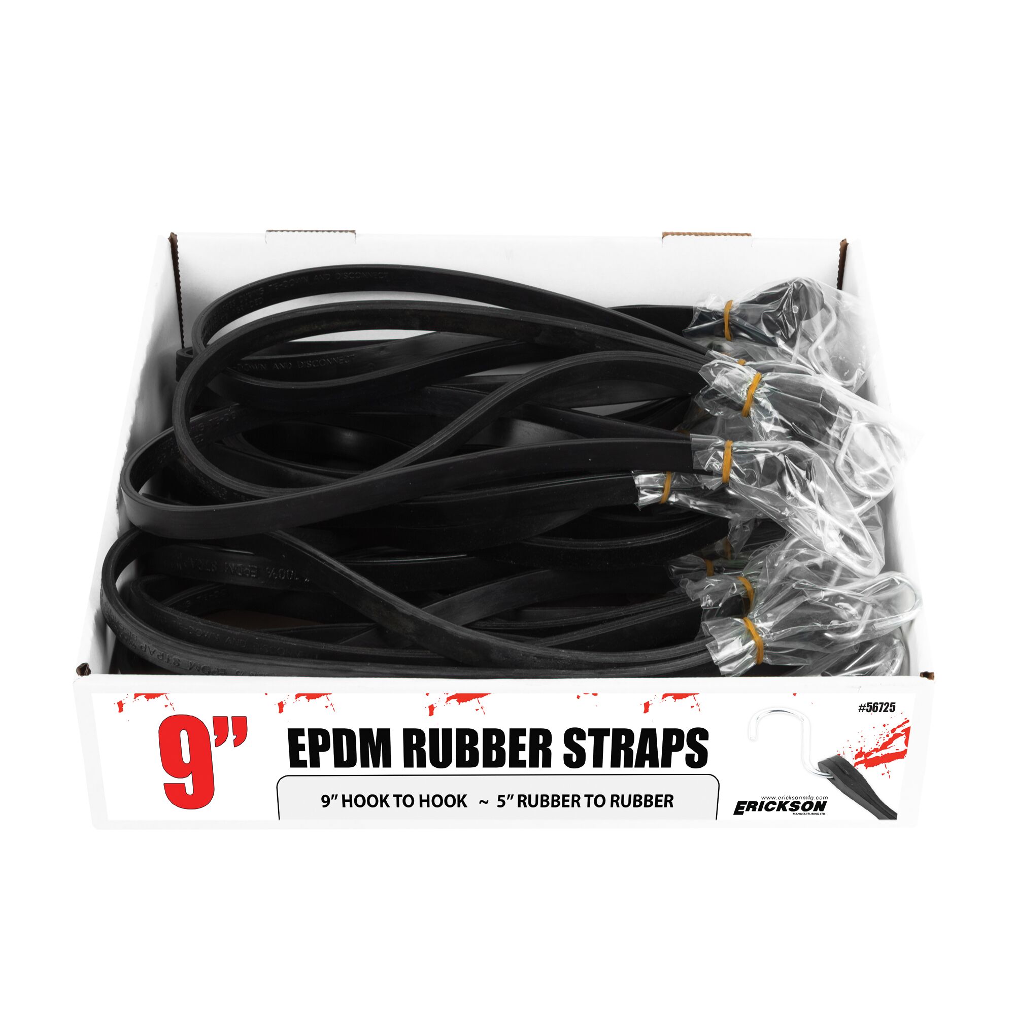 Erickson Industrial EPDM Rubber Tarp Strap