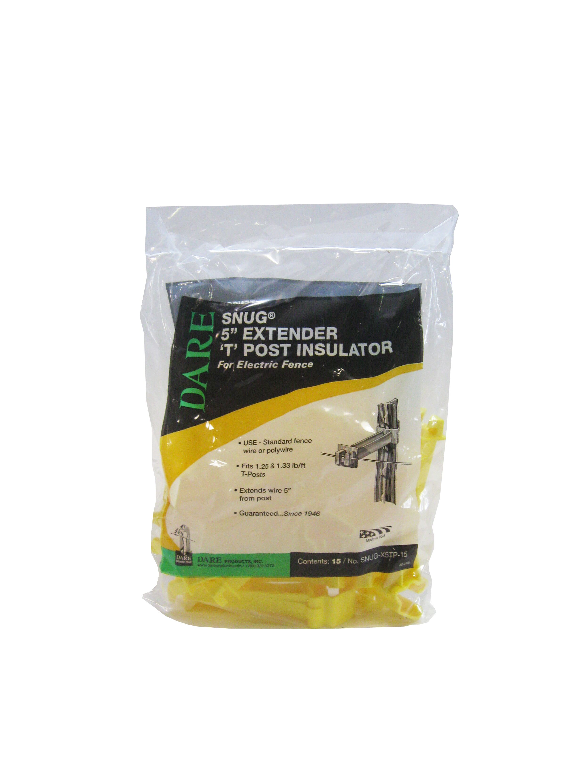 Dare Sung T-Post Insulator Extended Length - 15 Count