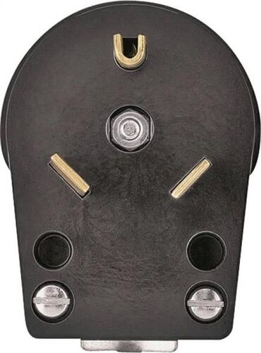 Cooper Wiring 30 A, 125 VAC, 2 Pole Heavy Duty Angled Straight Power Plug