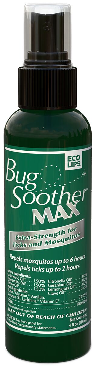 Bug Soother MAX Extra Strength Mosquito & Tick Repellent Spray