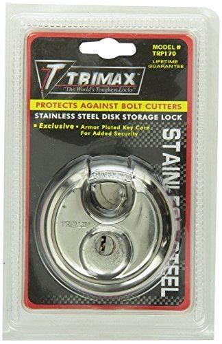 TriMax 10 mm Shackle Stainless Steel 70mm Round Padlock