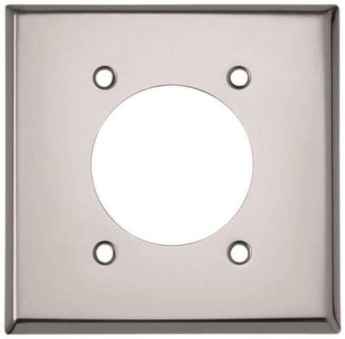 Cooper Wiring 4.5 x 4.56 Inch, 2.15" Opening, 2 Gang Standard Wall Plate