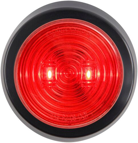 Optronics LED 2.5" Round Clearance/Side Marker Light Kits With Grommet ...