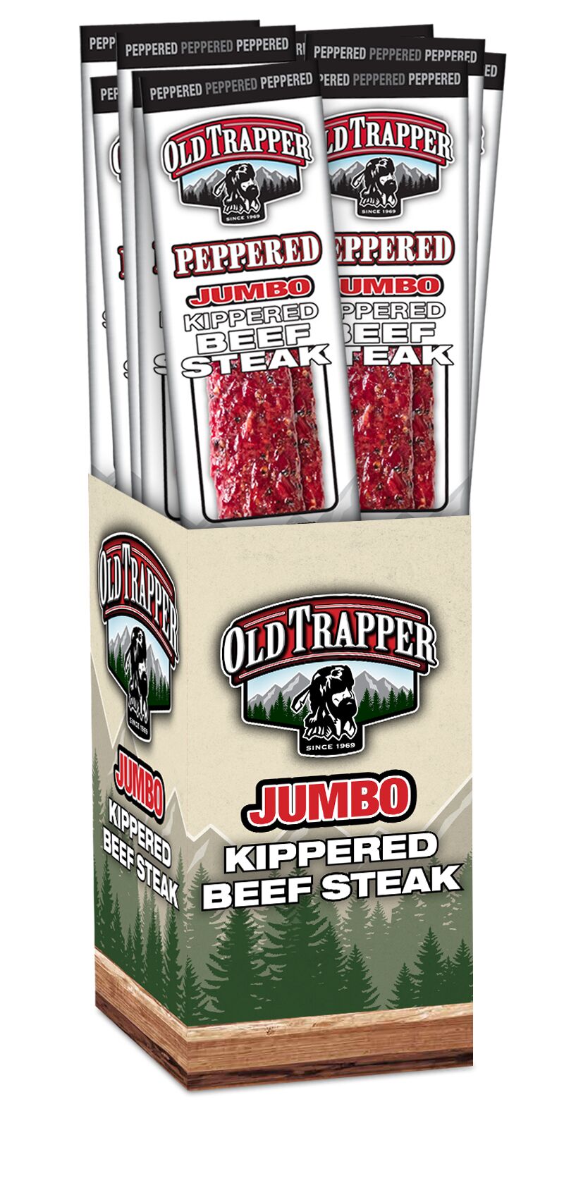 Peppered Jumbo Kippered Beef Steak 2 oz