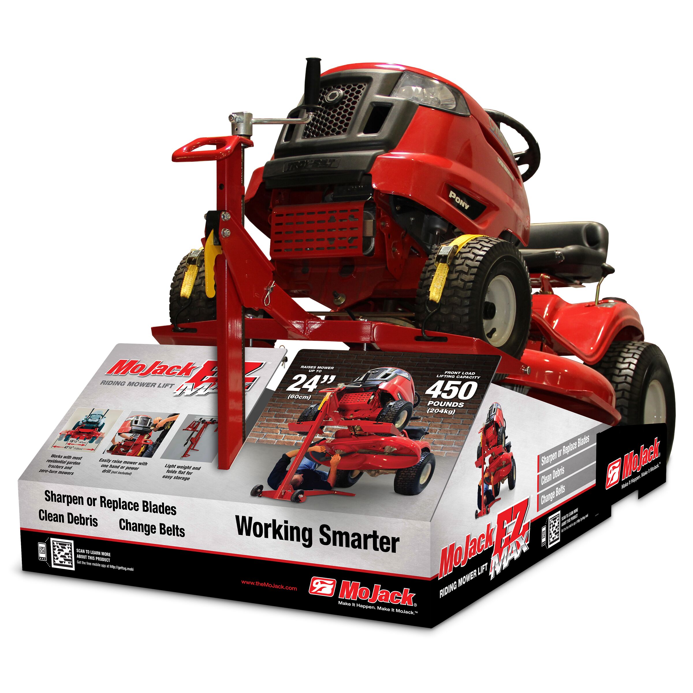 MoJack EZ Max Lawn Mower Lift