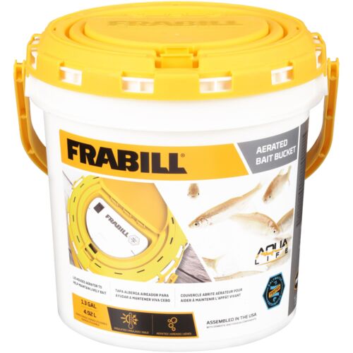 Frabill Insulated Minnow Bucket with Built-In Aerator