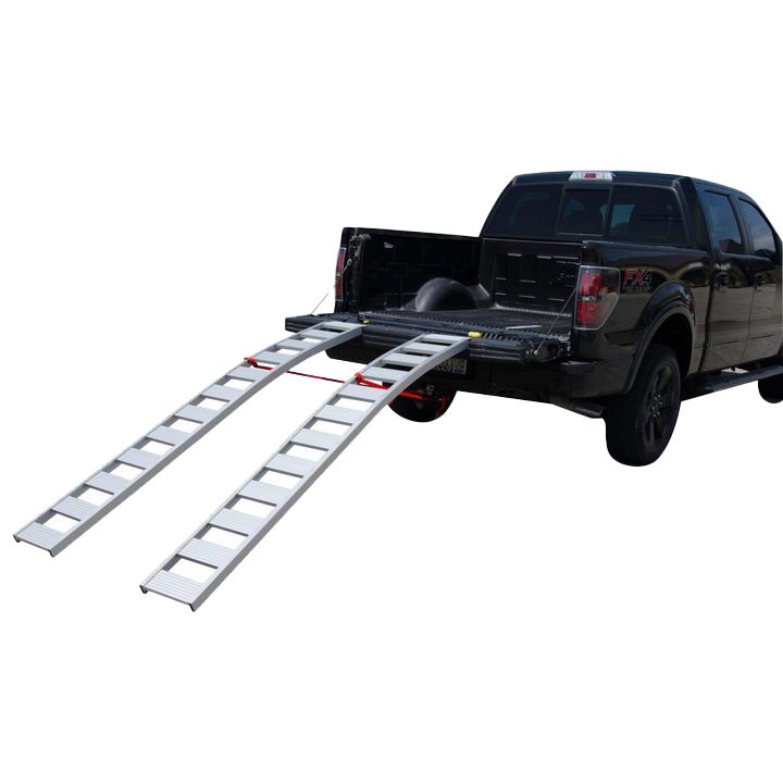 Erickson Aluminum Non-Folding Arched Loading Ramps 90" x 12"