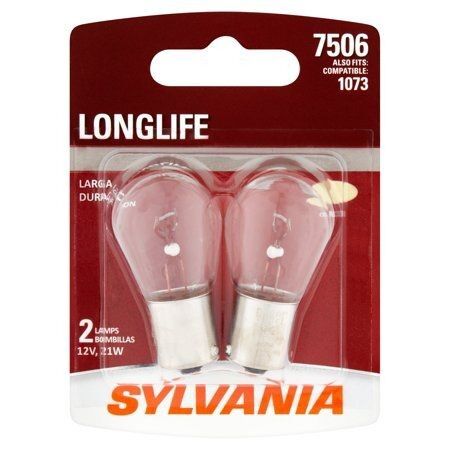 Sylvania 7506 Long Life Bulb - 2 Pack