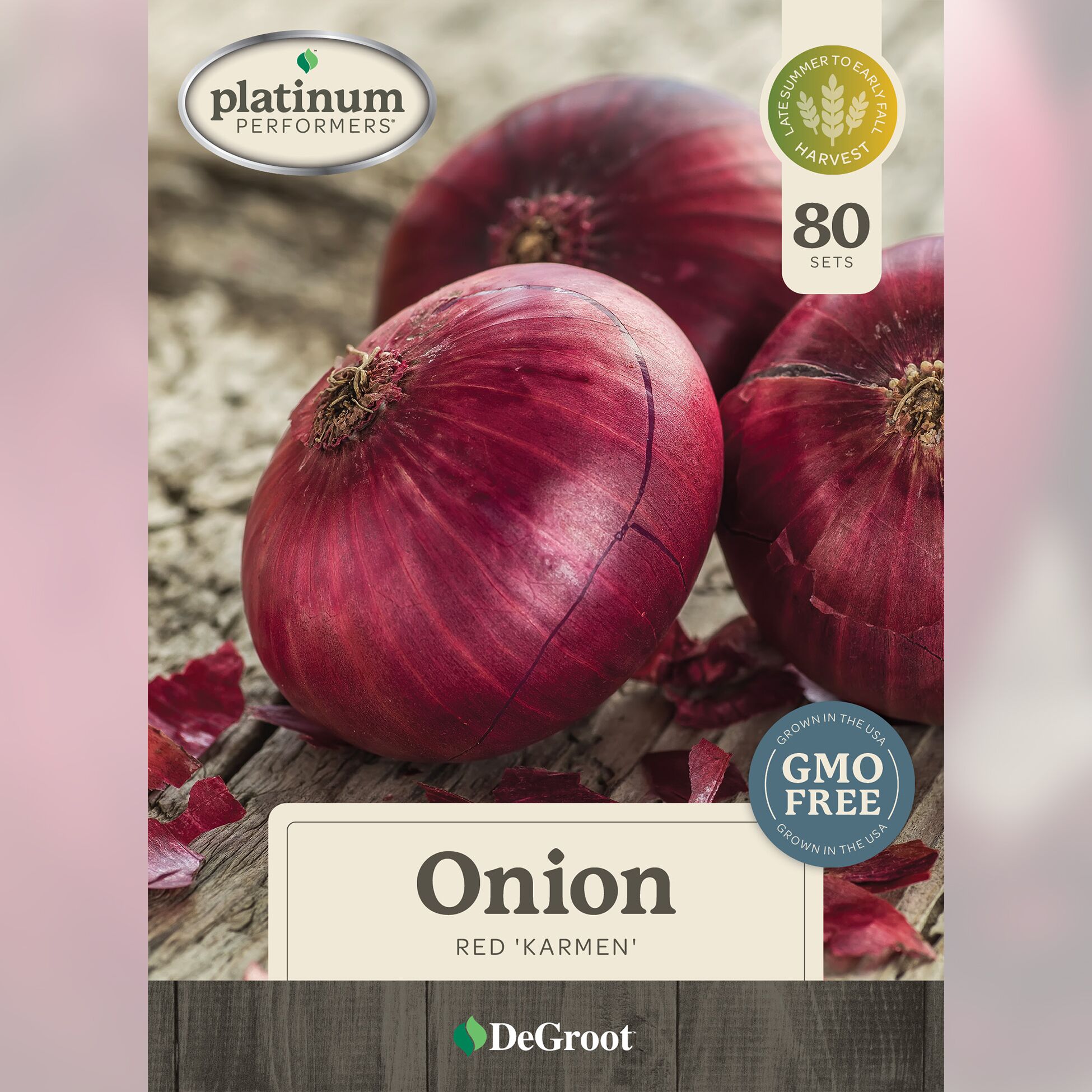 DeGroot Onion - Red 'Karmen' 80 Sets