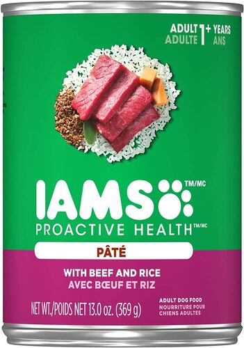 Iams Adult Dog Ground Savory Dinner with Meaty Beef & Rice - 13 oz