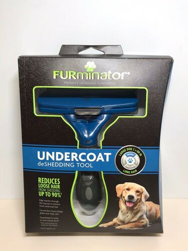 Furminator Undercoat Deshedding Tool Long Hair for Large Dogs