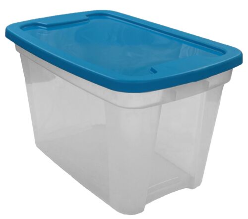 Edge Plastics 10 Gallon Clear Storage Bin
