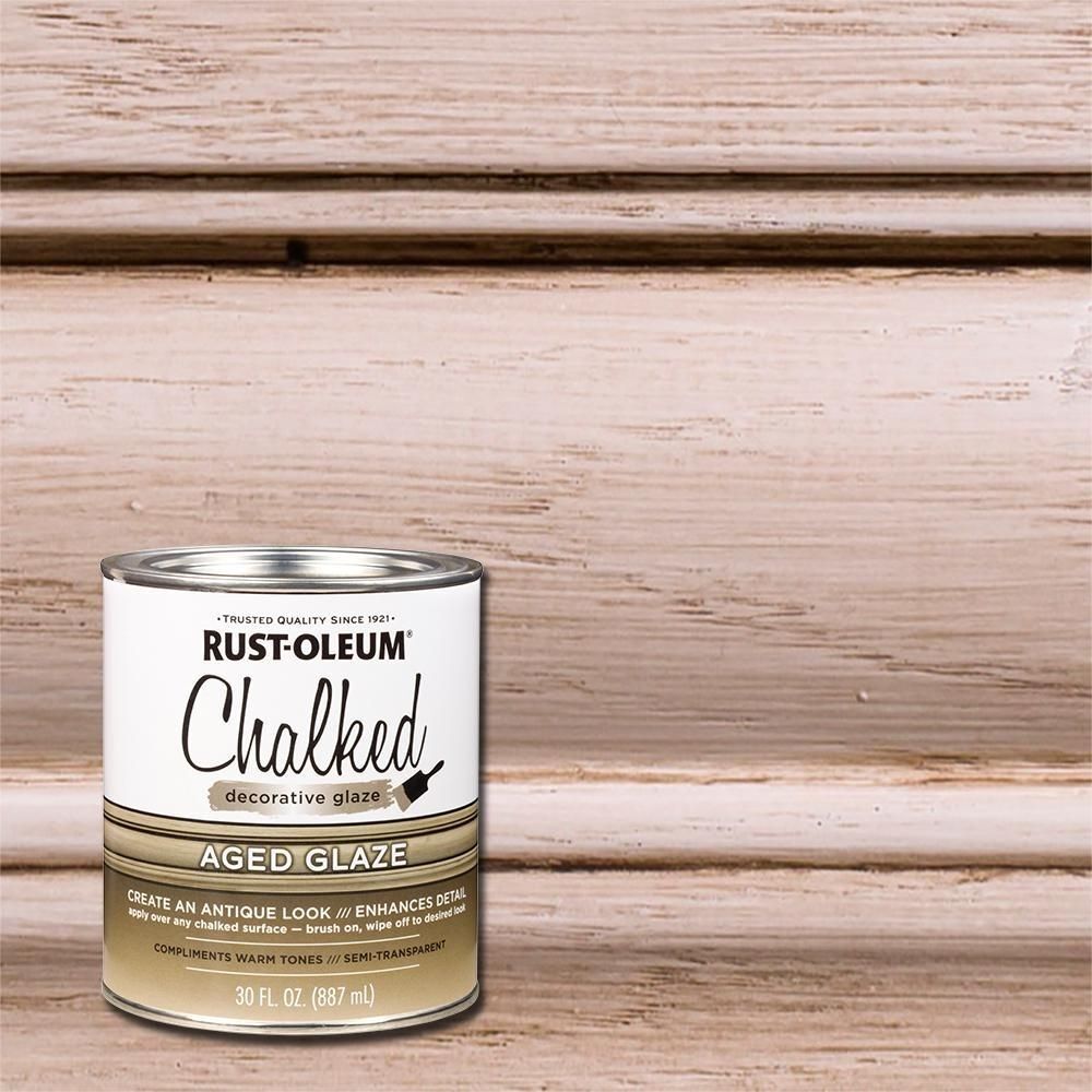 Rust Oleum 30 Oz. Chalked Aged Decorative Glaze