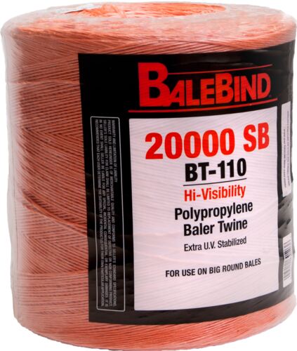 TamaNet 20,000 ft. Orangeline Polypropylene Baler Twine, 110 lb ...