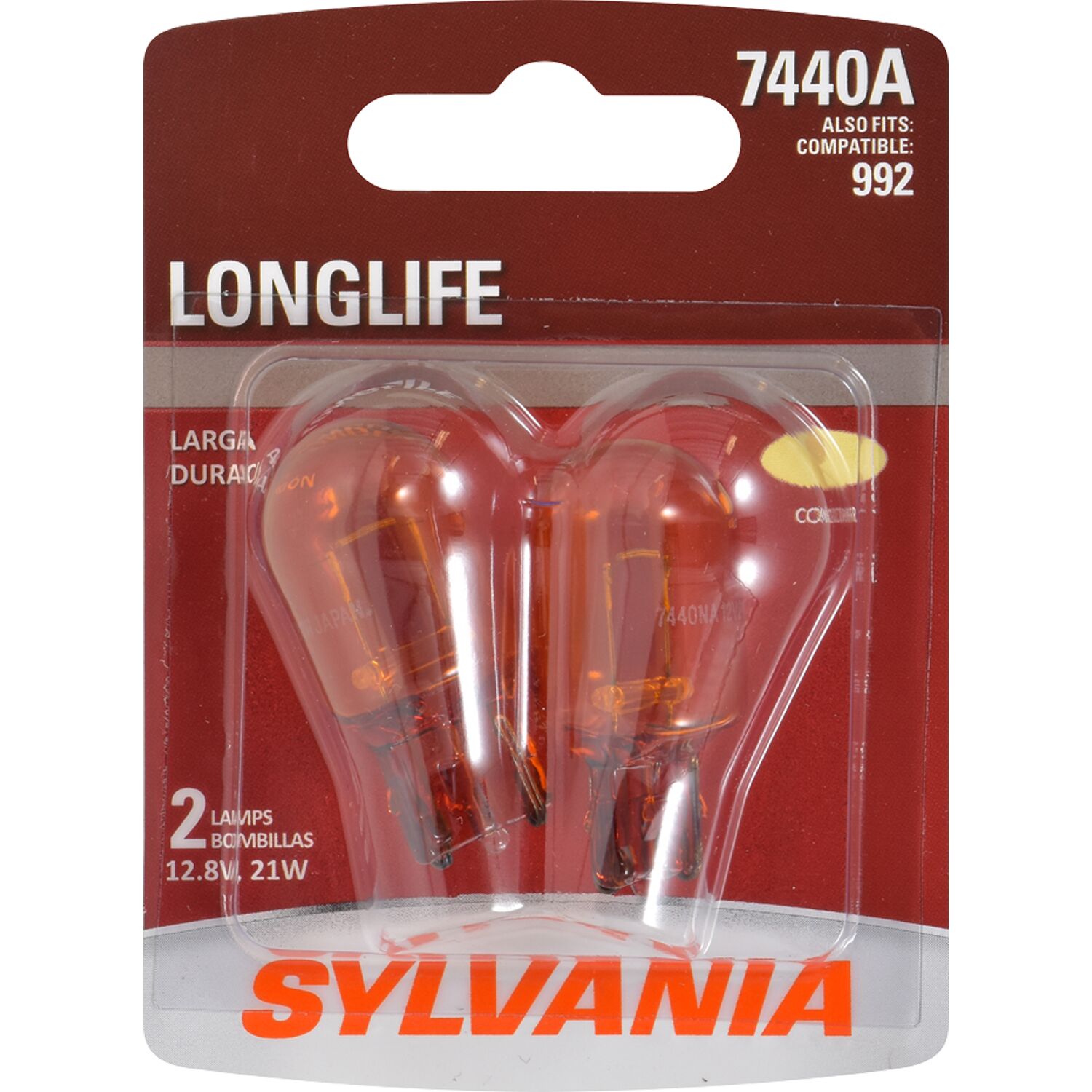 Sylvania 7440A Long Life Bulb - 2 Pack