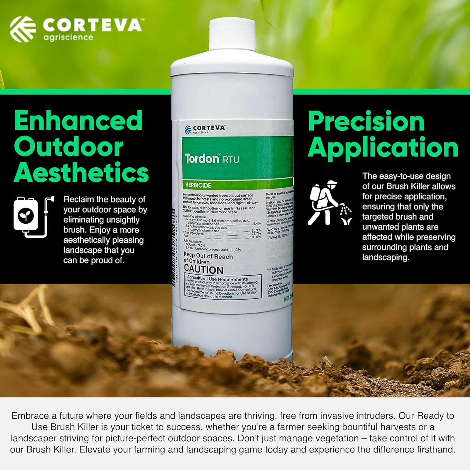 Dow Tordon RTU Herbicide Brush & Tree Stump Killer